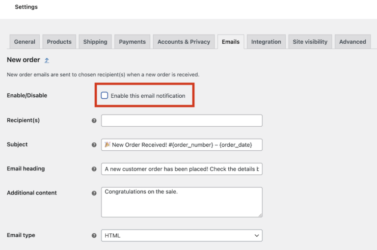 How To Disable Woocommerce Email Notifications Easily 3 Easy Methods